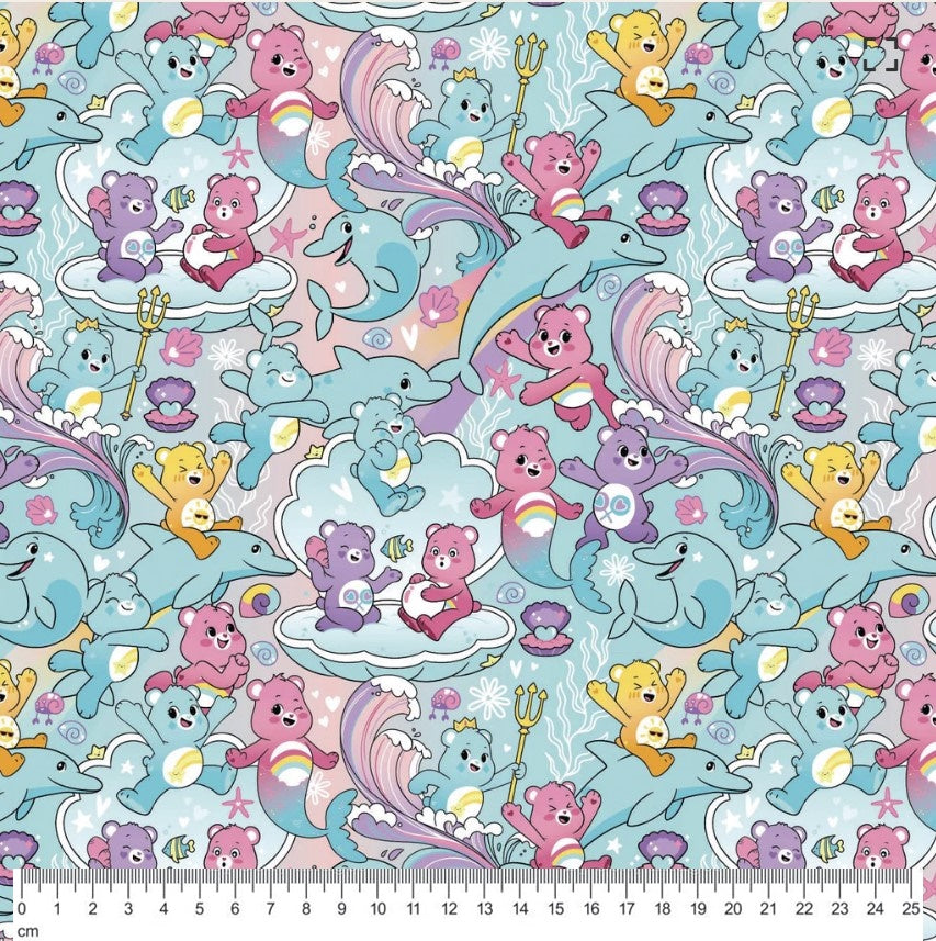 LC2914 Care Bears Mer-Bears Ocean Bears Care – Monkey Mama Fabrics & More