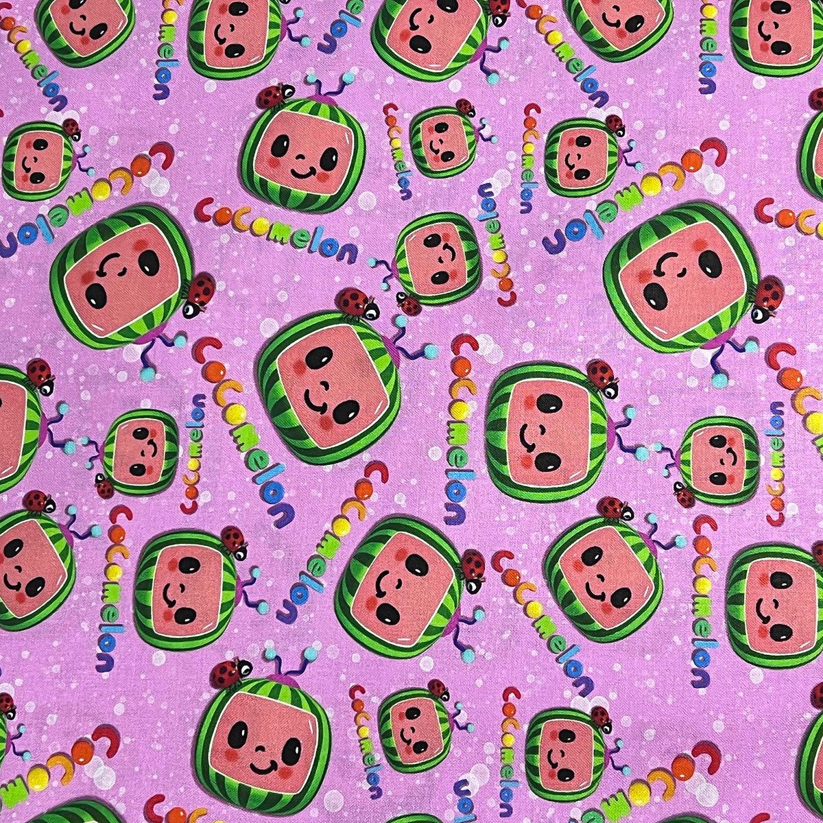 LC2155 Cocomelon Pink – Monkey Mama Fabrics & More