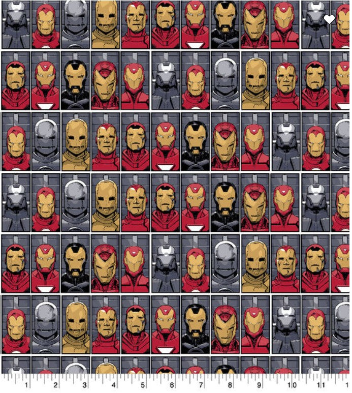 Flannel - F92 Iron Man Blocks – Monkey Mama Fabrics & More