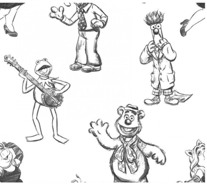 LC2099 Muppets Mono – Monkey Mama Fabrics & More