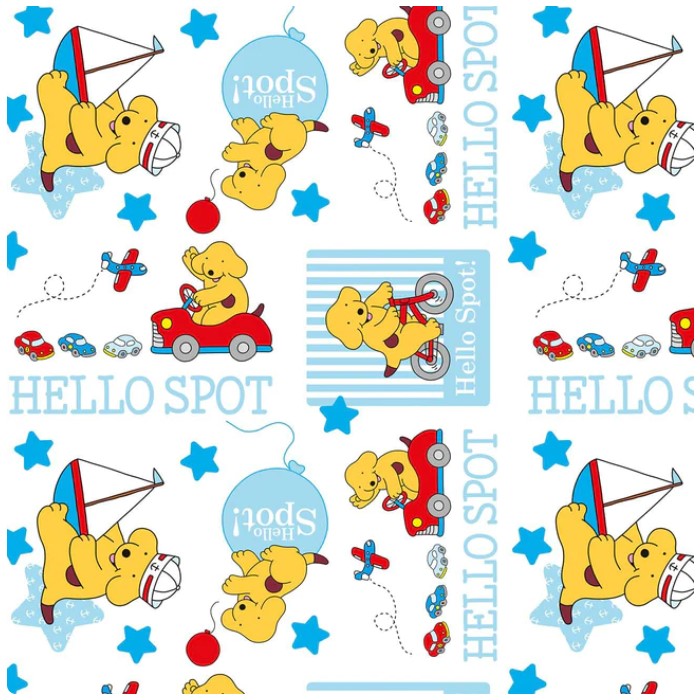 LC2585 Hello Spot Playing Spot – Monkey Mama Fabrics & More