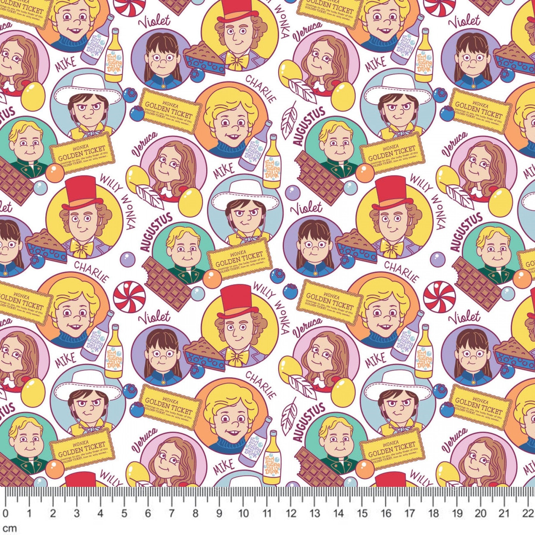 LC2621 Willy Wonka Wonka and Winners – Monkey Mama Fabrics & More